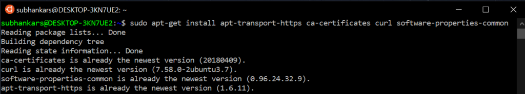 Windows Subsystem for Linux 2 (WSL2) for Dockerized .NET Core Application Development